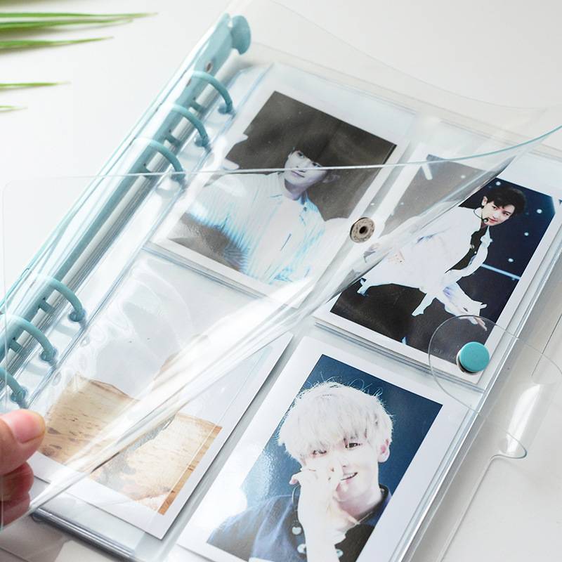 A5 Transparent PVC Binder hand Style Simple Journal Book Notebook A5 ...