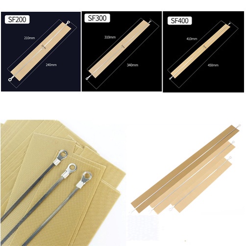 10sets 240/340/450mm Impulse Sealer Heat Wire Element Sealing Machine ...