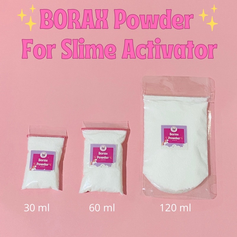 BORAX POWDER FOR SLIME ACTIVATOR BY PINK BEAR | Shopee Philippines