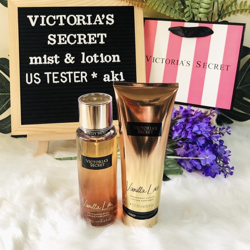 [BEST SELLER] VICTORIA’S SECRET VANILLA LACE FRAGRANCE MIST & LOTION ...