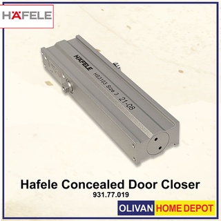 HAFELE Concealed Door Closer with Hold Open-Arm up to 60 kilograms 931. ...