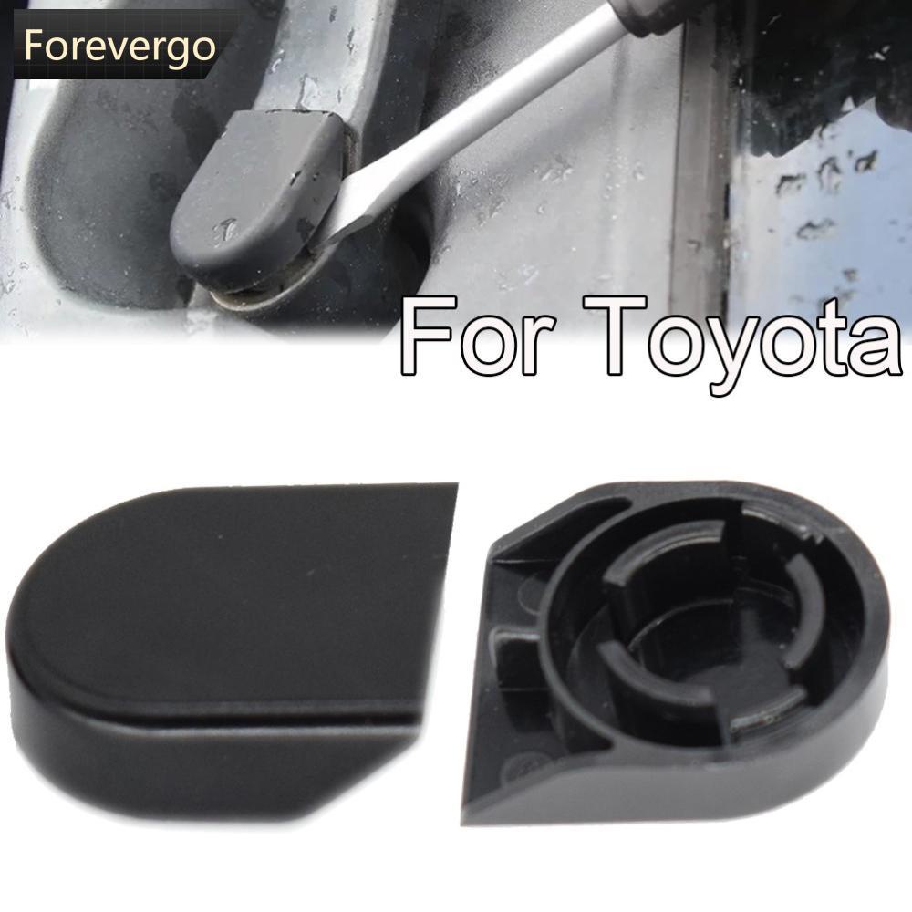 RE 2Pcs Car Front Windscreen Wiper Arm Nut Caps Bolt Cover For Toyota ...