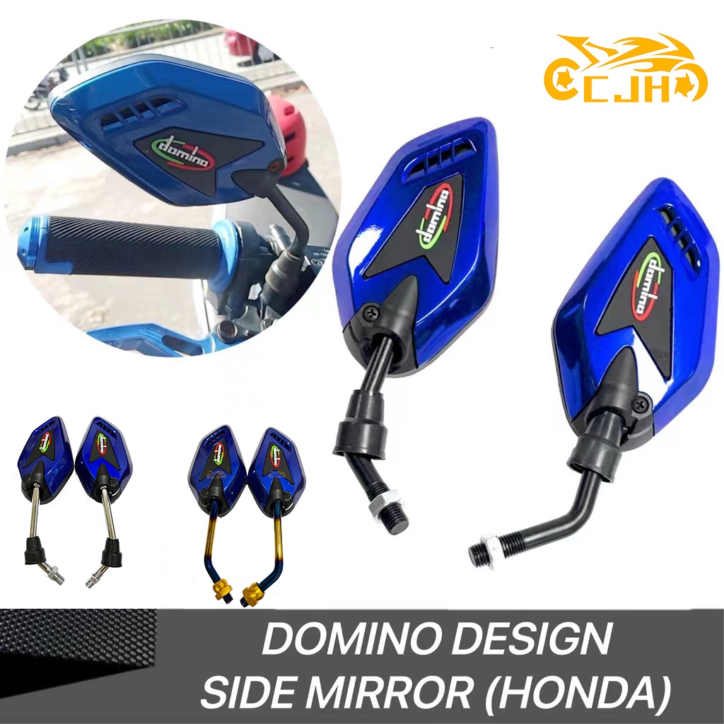 DOMINO H3214 Long/Short Stem Side Mirror For Motorcycle For Honda ...