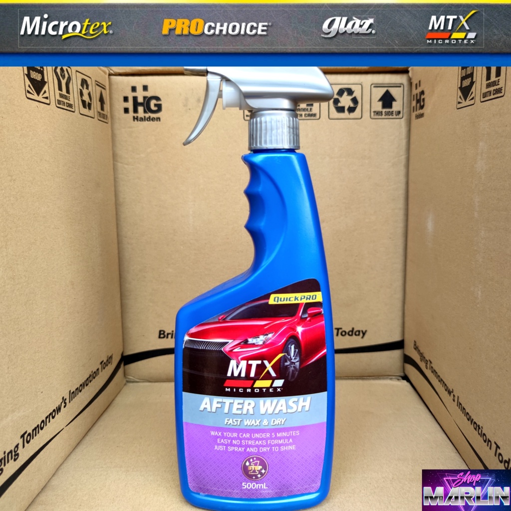 Microtex MTX After Wash 500ml spray wax | quick wax | drying aid ...