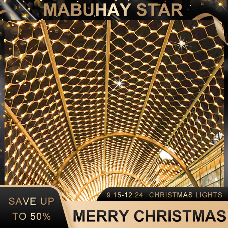 COD MABUHAY STAR 120L 9V NET LIGHT/ OUTDOOR / CHRISTMAS LIGHTS / TAIL ...