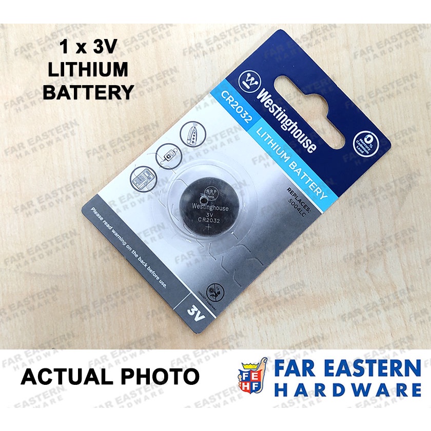 WESTINGHOUSE Button Coin Cell Battery Lithium Alkaline Electronics ...