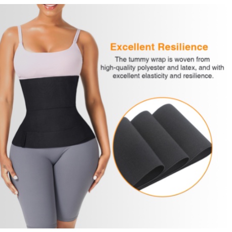 Invisible Tummy Wrap Body Shaper Abdomen Waist Trainer Tape Elastic ...