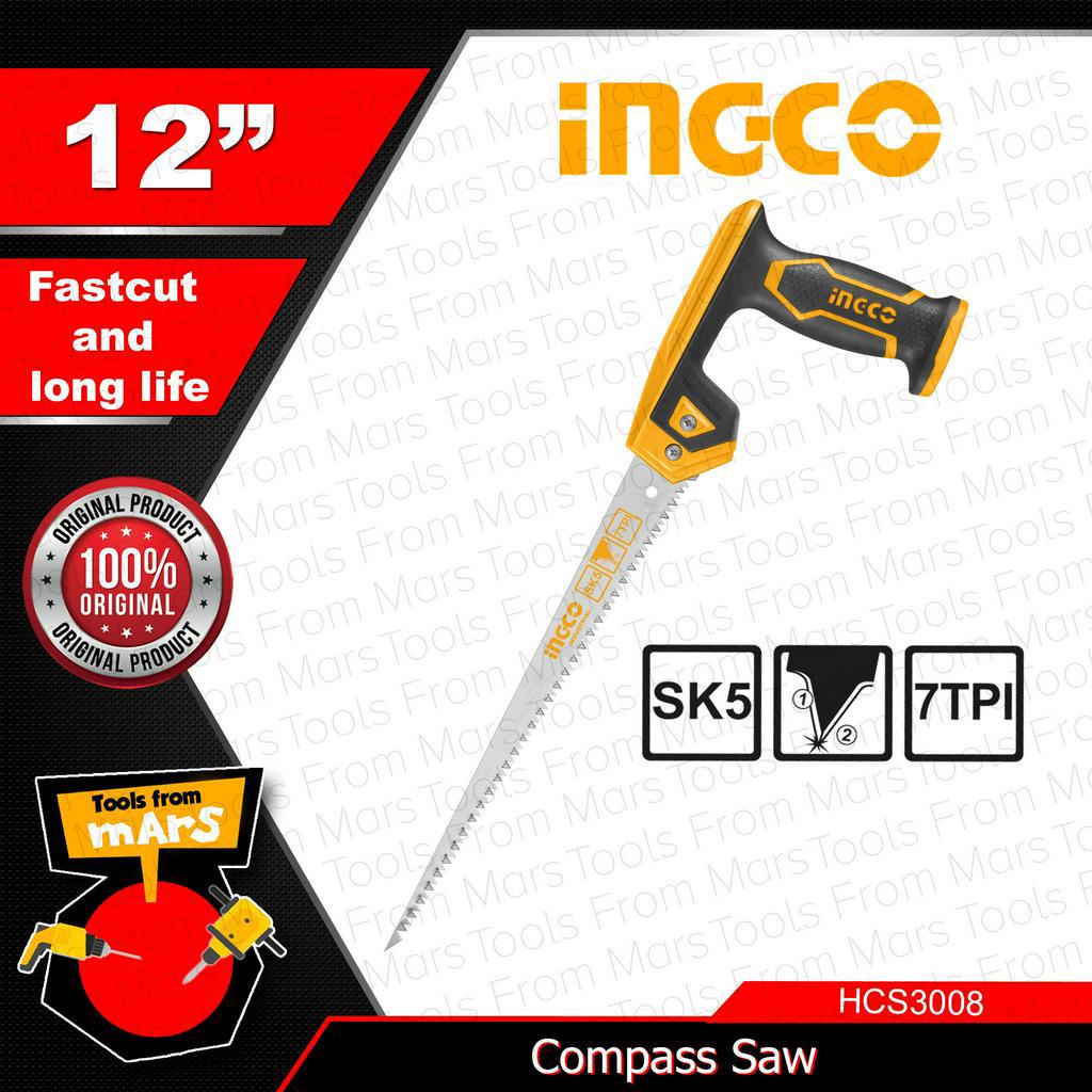 INGCO Compass saw 12" inch HCS3008 for making curved cuts TFM | Shopee ...