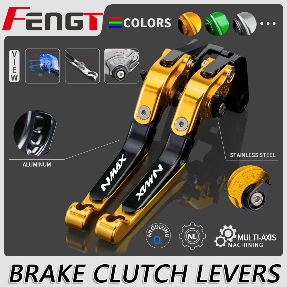 YAMAHA NMAX155 NMAX125 2015-2024 NMAX V1 V2 V3 modified CNC aluminum alloy 6-stage adjustable ...