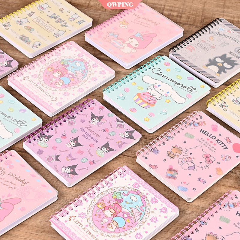 A6 Kawaii Sanrioed Notebook Kuromi Hellokitty Cinnamoroll Cute Cartoon ...