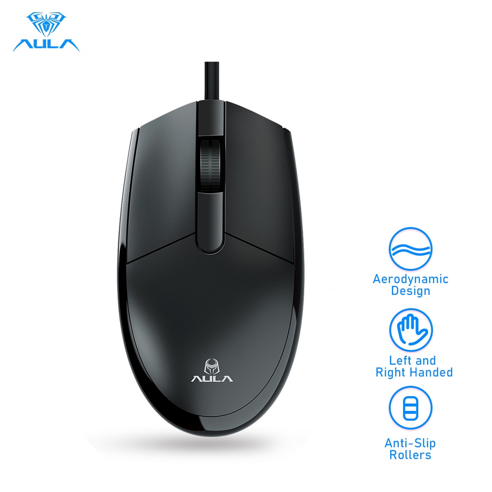 AULA M1 Wired Mouse Optical Engine Precise Positioning Ergonomic and ...