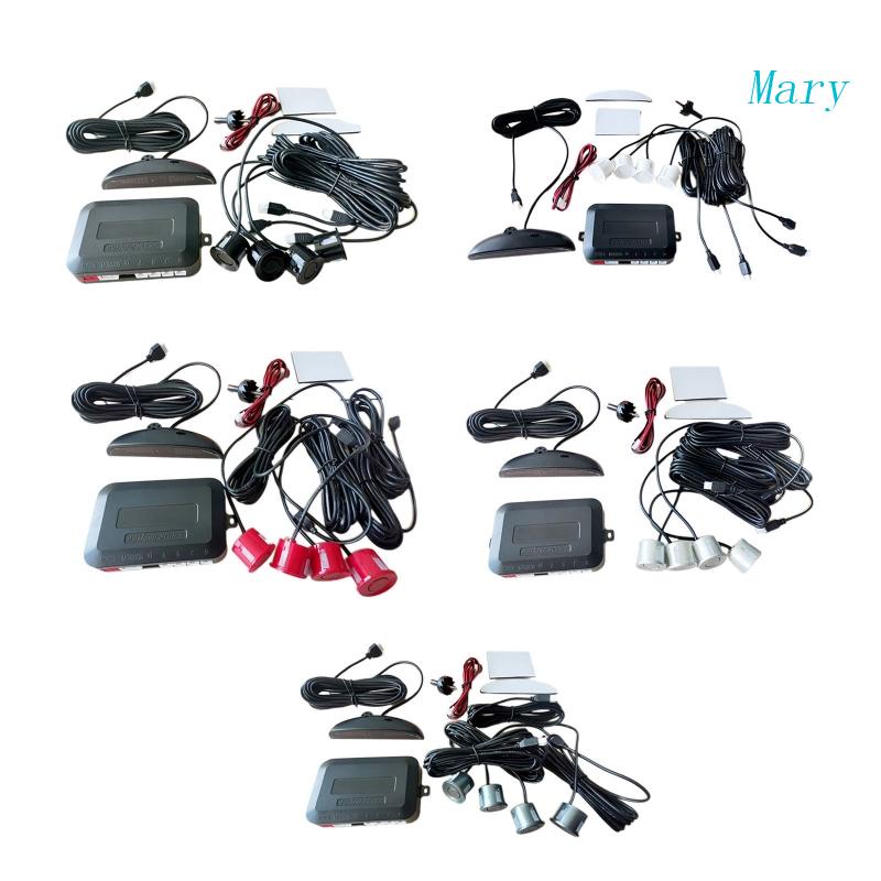 Mary Car Parking Sensor Rear Reversing Radars System with 4 Sensors ...