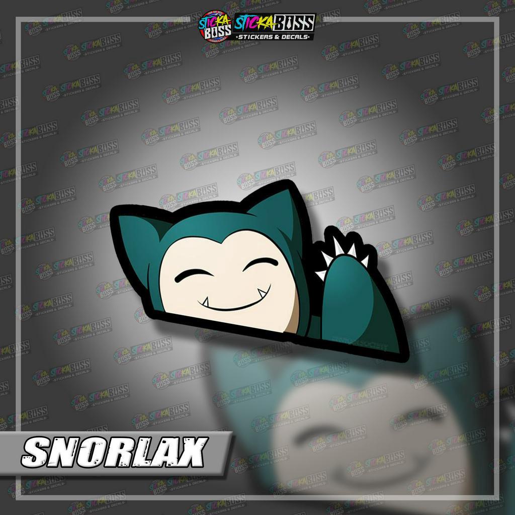 POKEMON | ANIME PEEKER STICKER【VINYL PRINTED】( LAMINATED / WATERPROOF ...