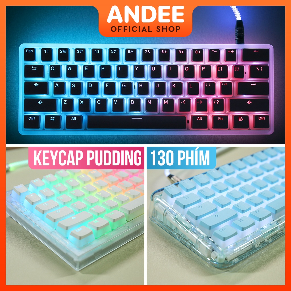 Pudding keyboard button Keycap made of PBT plastic through LED, 130 ...
