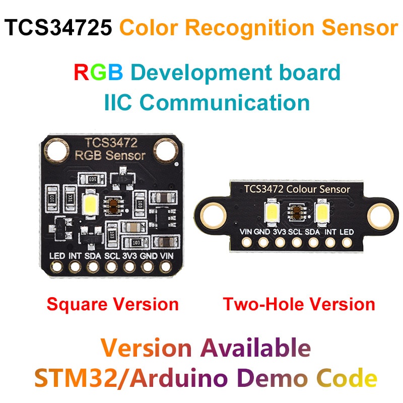 Tzt Tcs34725 Iic Color Sensor Module For Arduino Stm32 | Shopee Philippines
