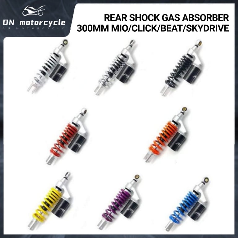 Rear Shock Gas Absorber For MIO Click BEAT SKYDRIVE 300MM | Shopee Philippines