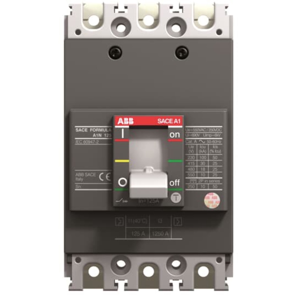 ABB SACE FORMULA Moulded Case Circuit Breaker A1N 125 TMF 16AT-125AT 3P | Shopee Philippines
