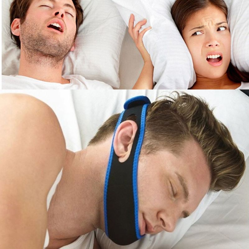 Unisex anti-snoring chin band resistance band sleep aid mandibular ...