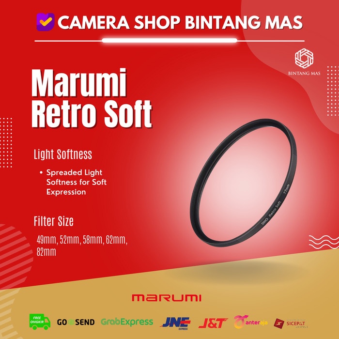 Marumi Retro Soft 77mm (Light Softness) Soft Effect Made in Japan | Shopee Philippines