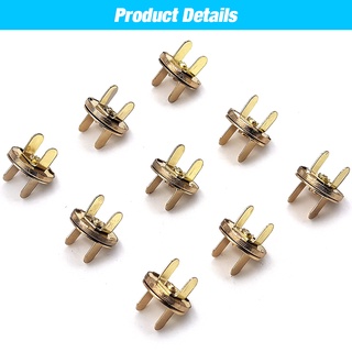 10pcs 14mm/18mm Magnetic Snap Fasteners Clasps Purse Snaps Magnet ...