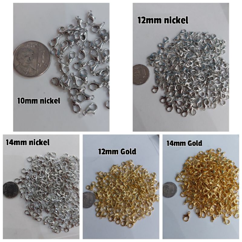 50pcs and 100pcs lobster lock for DIY jewelry making and facemask ...