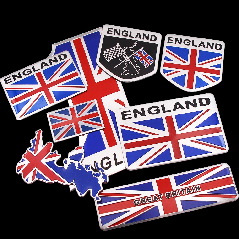 England Flag Car Stickers United Kindom Emblem UK Badge Decal For BMW ...