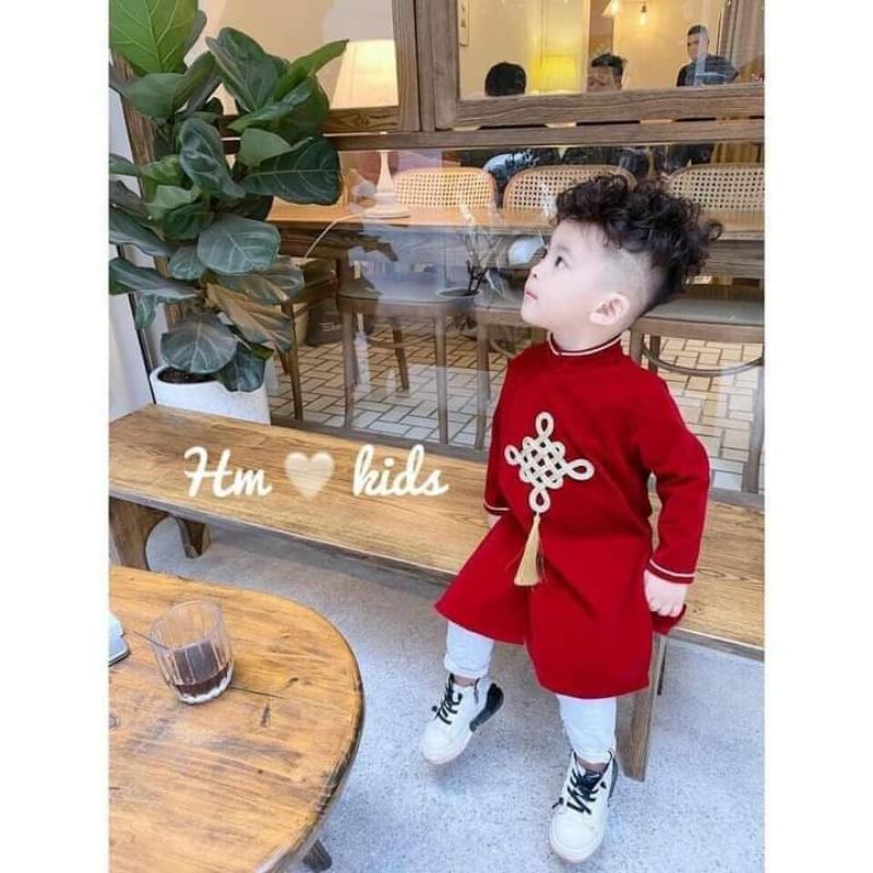 Modern boys' ao dai (real photo) | Shopee Philippines
