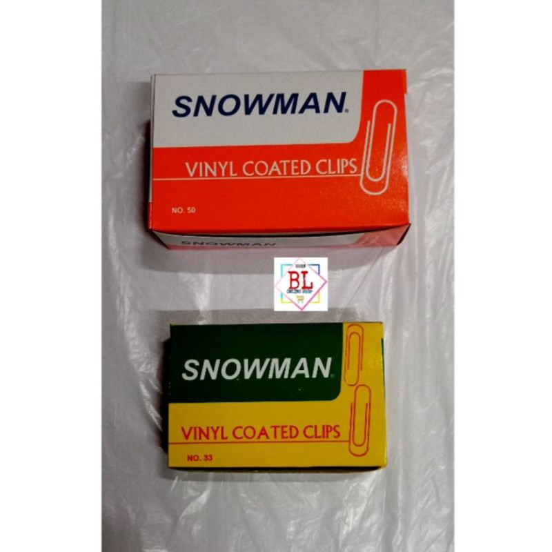 Snowman vinyl coated paper clips | Shopee Philippines