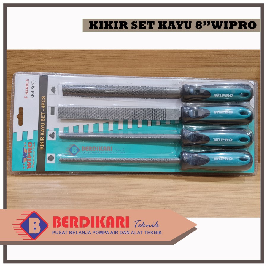 KAYU Wipro Wood File Set 4 Pcs 8 Inch HEAVY DUTY | Shopee Philippines