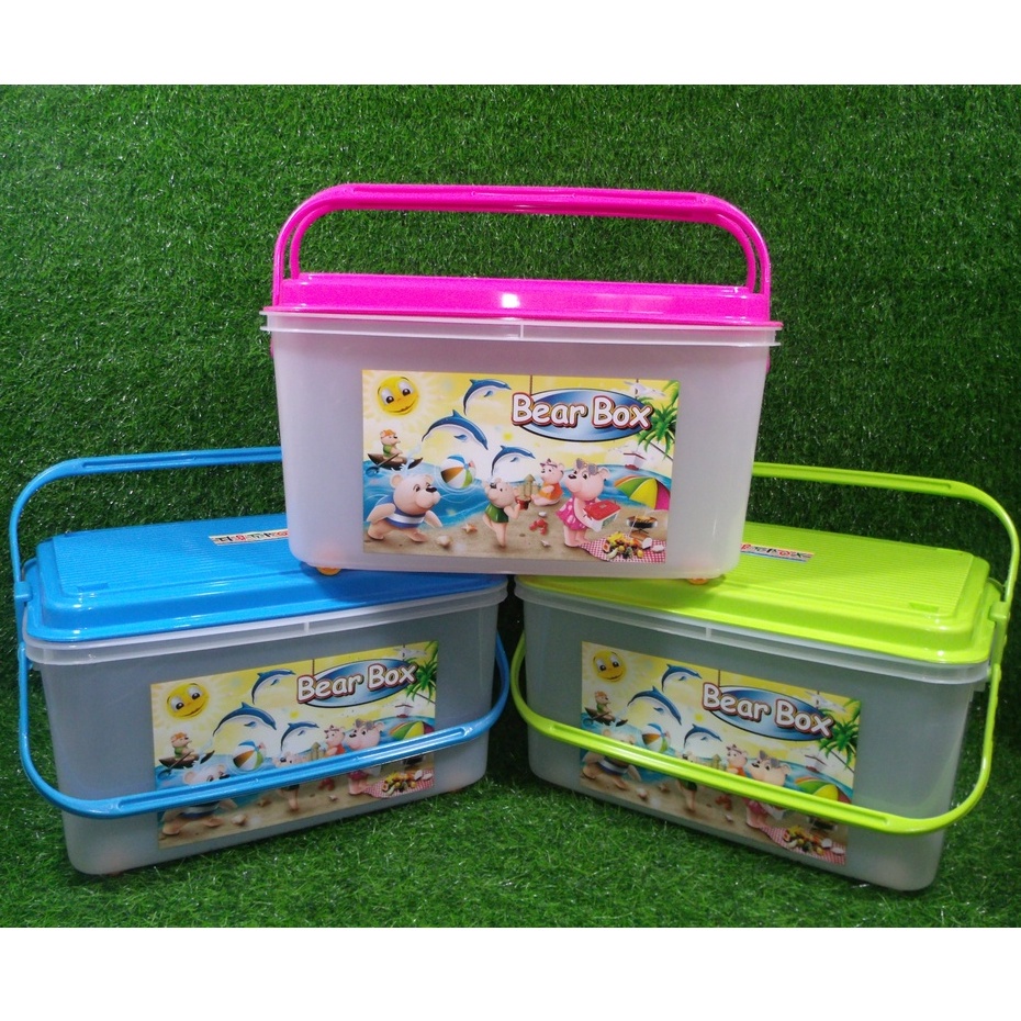 Uniglobal Storage Box with Wheels #9808 (Random color handle will be ...