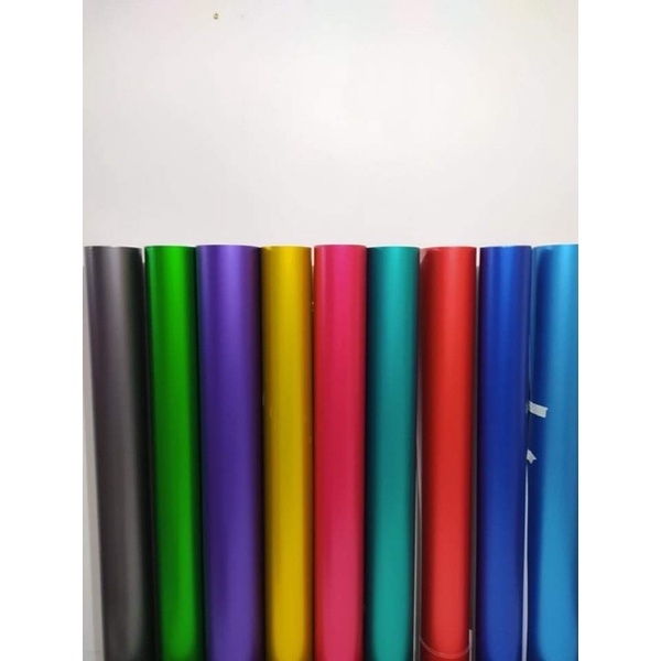 Big Cut(4ft x 2meters)Premium Matte Chrome Metallic/Satin Wrap Sticker ...