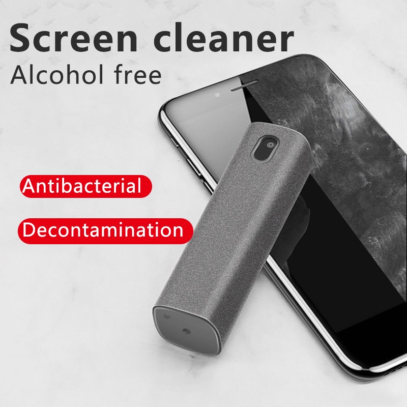 2 In 1 Multifunctional Portable Mobile Phone Screen Cleaner Spray ...