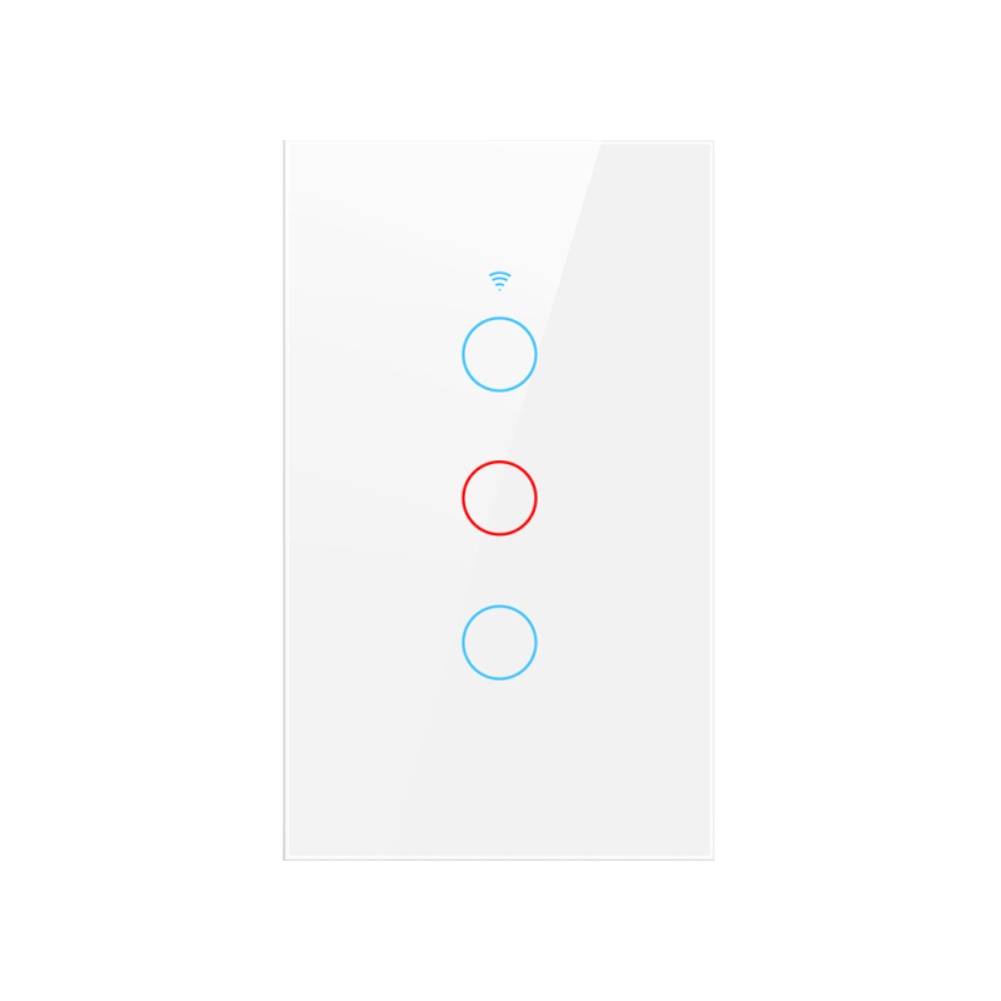 Tenky 1/2/3/4 gang TUYA WiFi+433MHZ Smart Touch Switch Home Light Wall ...