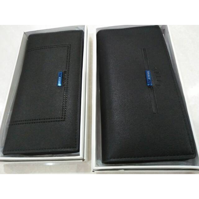 Leather Imported Long Folding bally Wallet | Shopee Philippines