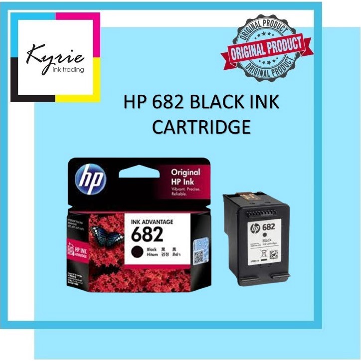 HP 682 Black Original Ink Advantage Cartridge HP682 | Shopee Philippines