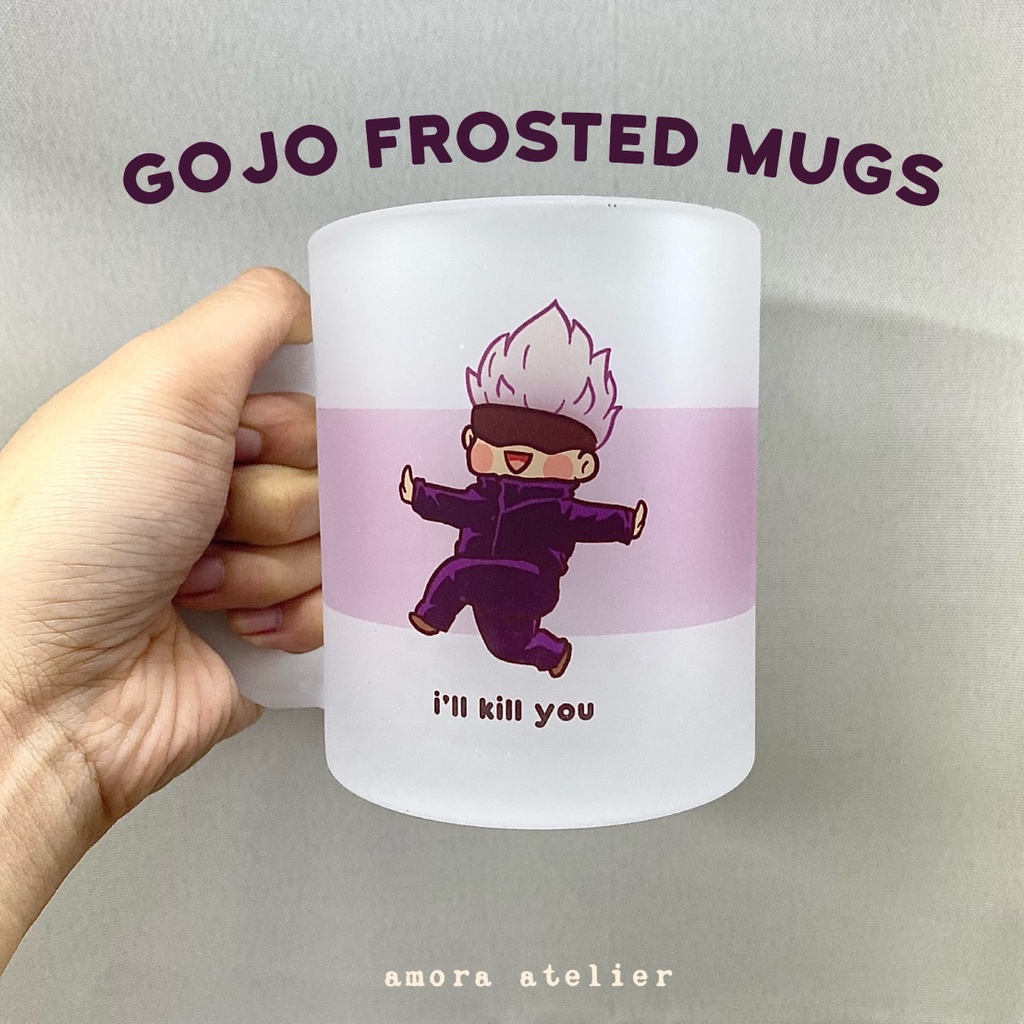 Jujutsu Kaisen Gojo, Geto, Nanami Frosted / Clear Mug | Shopee Philippines