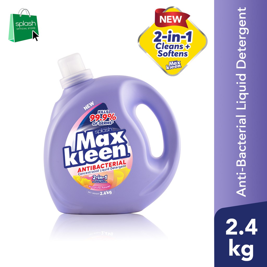 Splash MaxKleen Antibacterial Concentrated Liquid Detergent - Sunshine ...