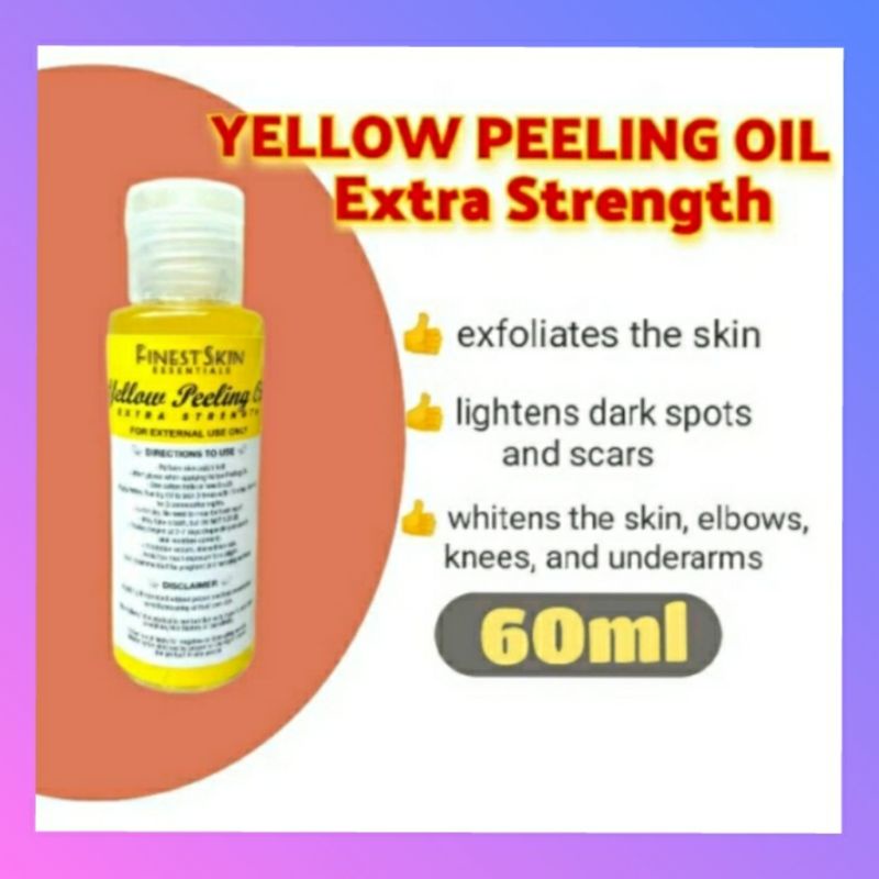 Yellow Peeling Oil 60ml | Shopee Philippines