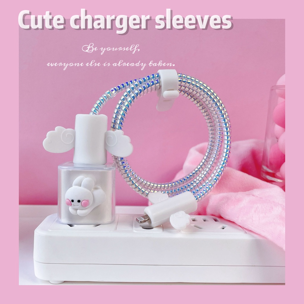5W Cute rabbit Charger Case/Charger Cover Protector compatible for ...