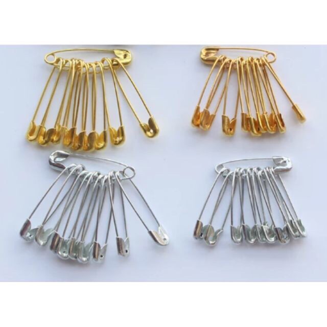 12Pcs Safety Pin 12Pcs Safety Pin | Shopee Philippines