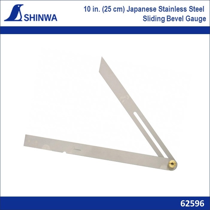Shinwa 10-inch /25 cm Japanese Stainless Steel Sliding Bevel Gauge - 62596 | Shopee Philippines