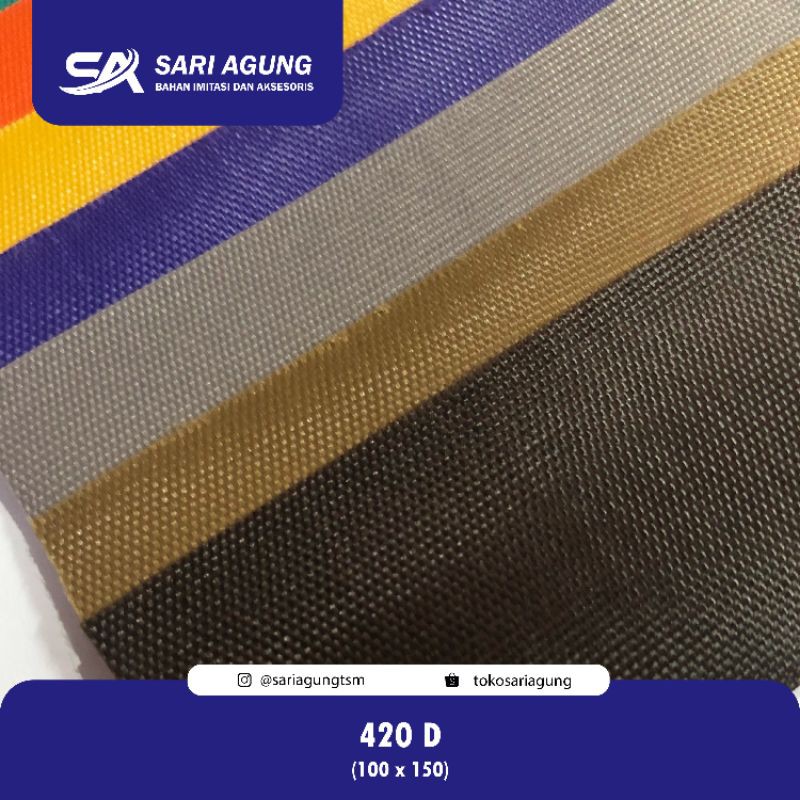 420d (METER) BT LION FABRIC MATERIAL CORDURA DINIR D420 DINIER ...