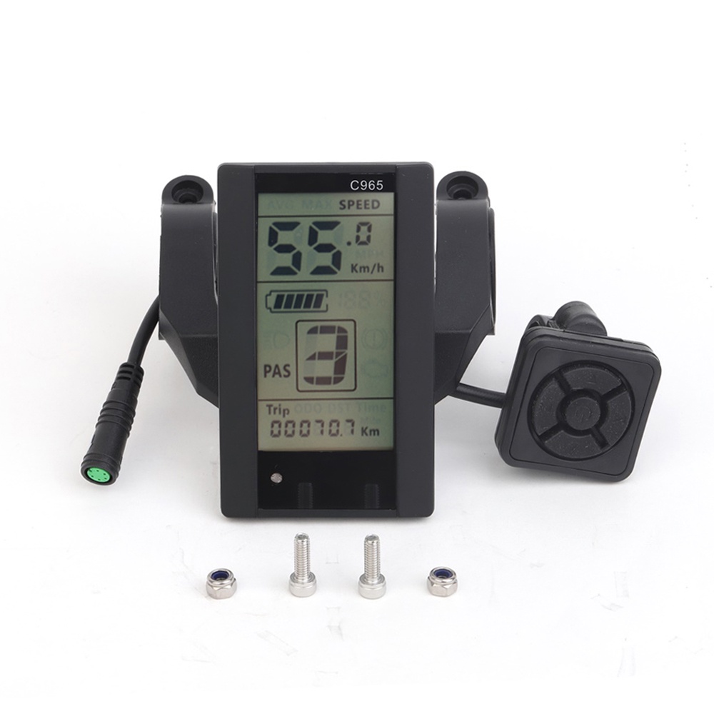 Bafang C965 LCD Display Speed Indicator Electric Bicycle Conversion Mid ...