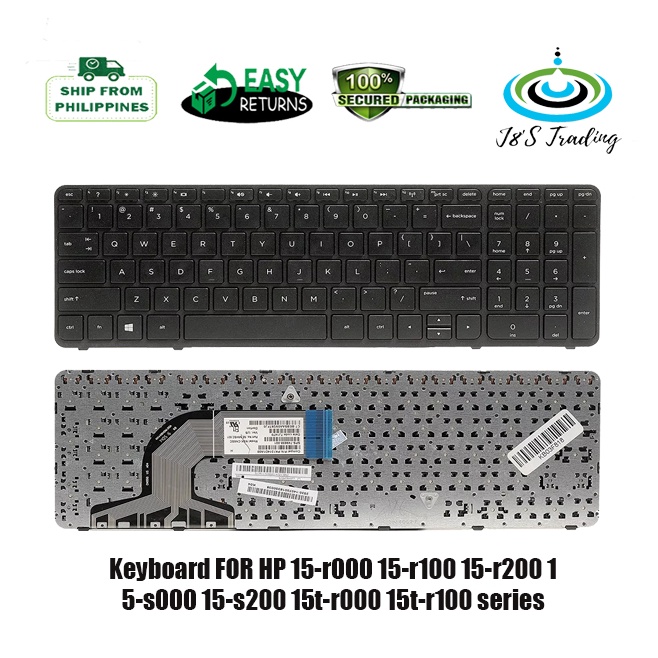 Keyboard For Hp 15-R000 15-R100 15-R200 15-S000 15-S200 15T-R000 15T ...