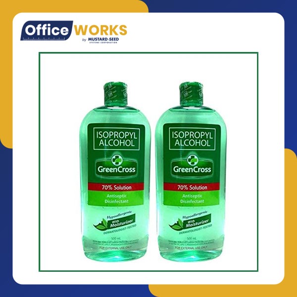 Green Cross Alcohol 70% w/ Moisturizer 500ml | Shopee Philippines