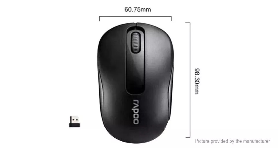 Rapoo M216 Portable Wireless Optical Mouse for Laptop PC | Shopee Philippines