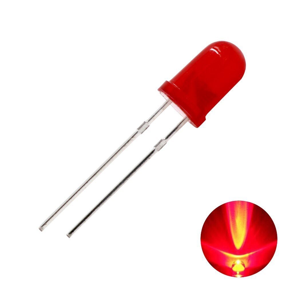 Circuitrocks Led 5mm Diode Light Green Blue White Yellow Red 5pcs ...