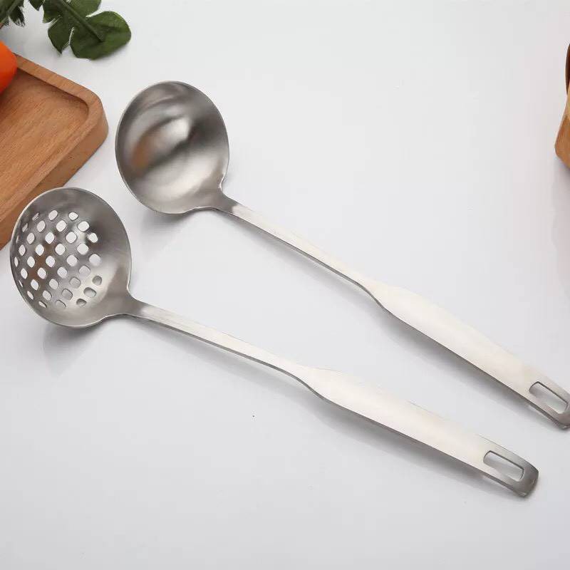 Suki Ladle Dipper Dipping Sauce Soup Real Stainless Steel | Shopee ...