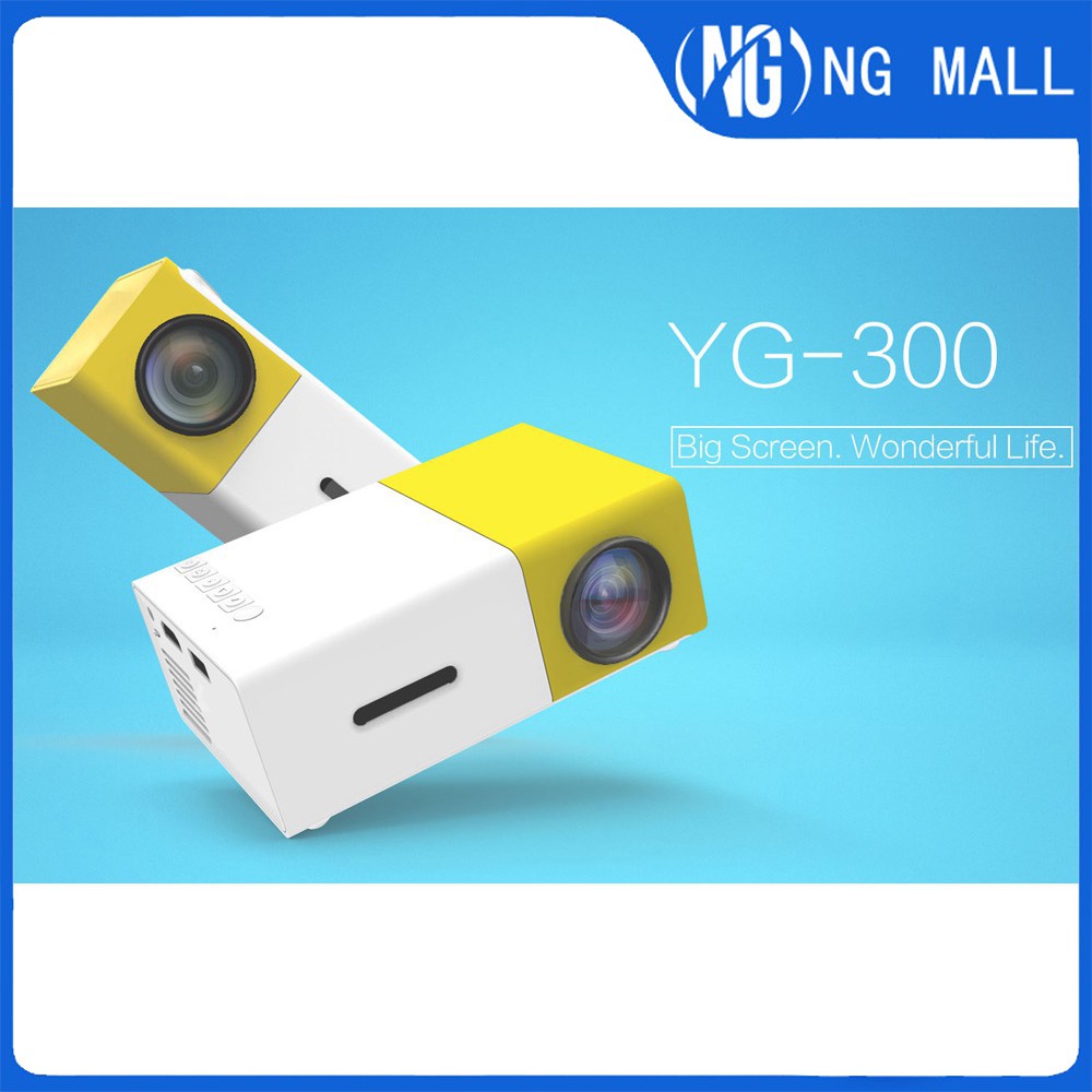 NG MALL YG300 Projector Portable Pocket HD 1080P Led Home Mini ...