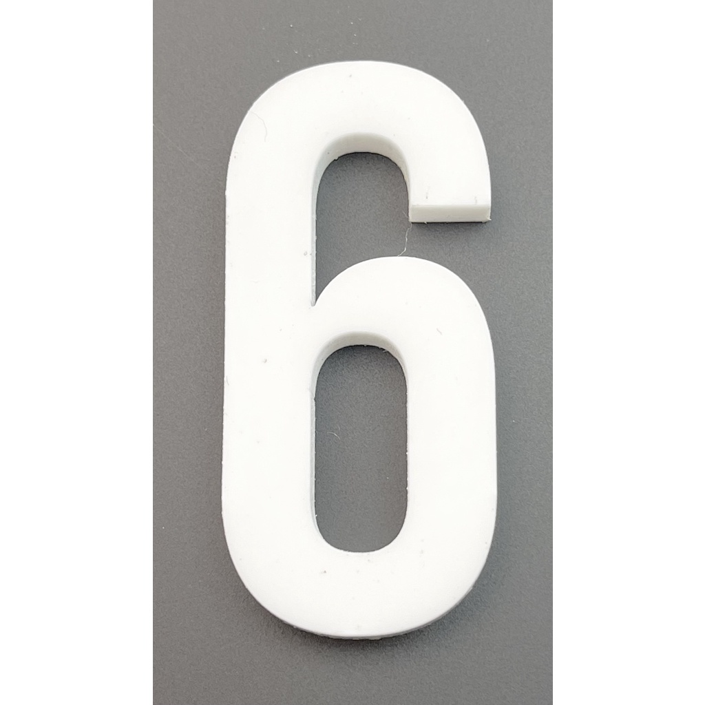 House unit number numbering acrylic sign Matt white | Shopee Philippines